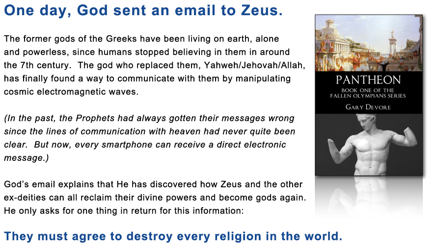 Pantheon: Book One of the Fallen Olympians Series by Gary Devore